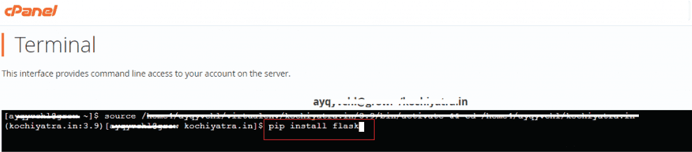 How to Host Flask Application on cpanel? – Tutorialslides