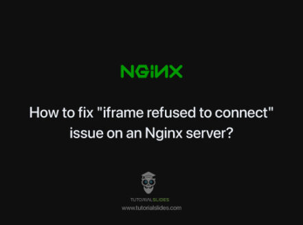 How to fix “iframe refused to connect” issue on an Nginx server? – Tutorialslides